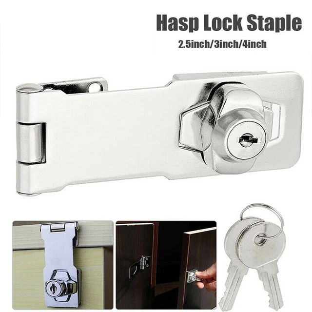ENHANCED SECURITY WITH Concealed Fixings of Locking Hasp Staple Padlock ...