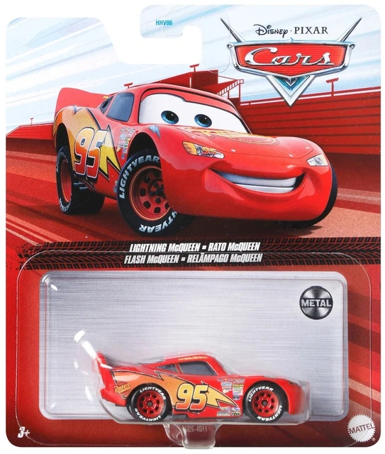 DISNEY PIXAR CARS SAETTA LIGHTNING MCQUEEN Cars 1 Mattel NUOVO ...