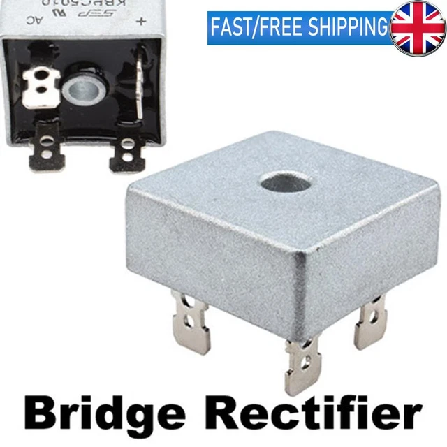 KBPC5010 BRIDGE RECTIFIER Diode 1000V 50A Single-Phase Rectifier £4.38 ...