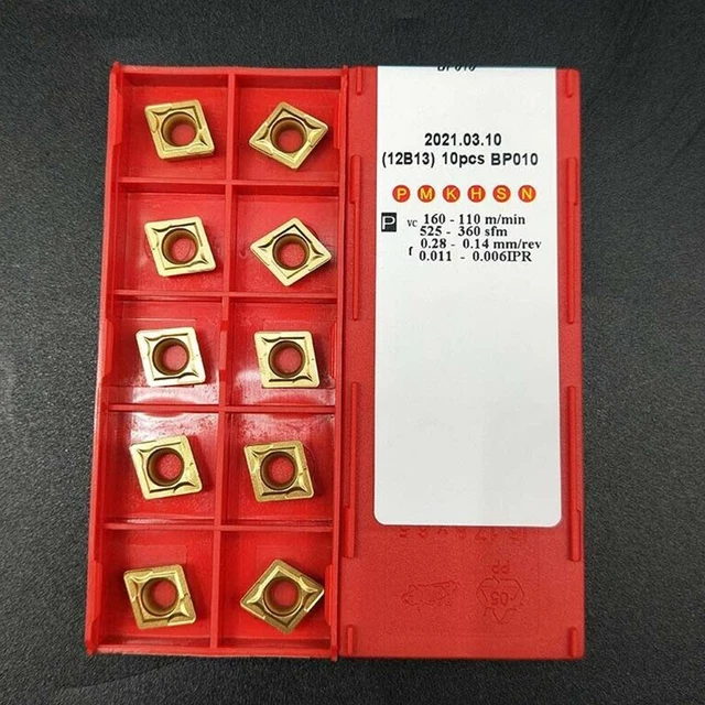 10 PI CES INSERTS CCMT09T308 BP010 remplacement facile pour un usinage rentable EUR 13,18 ...