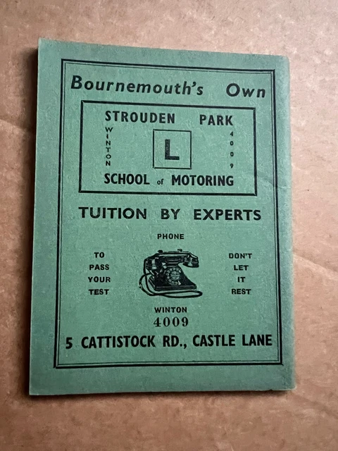 1955 BOURNEMOUTH CORPORATION Trolley Bus Coach Timetable Time Tables ...