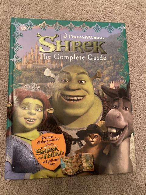SHREK THE COMPLETE Guide W/ Poster Inside Complete 2007, Hardcover DK £ ...