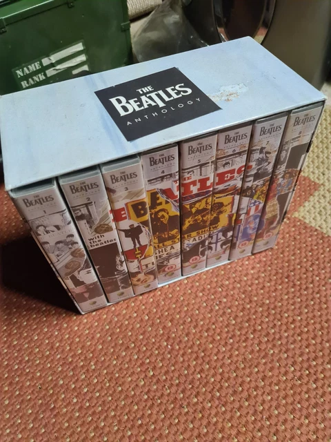 THE BEATLES ANTHOLOGY 1996 VHS Video Box Set x 8 Tapes - EMI Apple £6. ...
