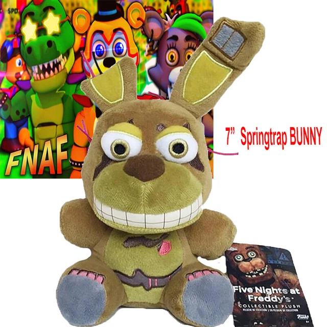 NEW FNAF FIVE Nights At Freddy's Springtrap BUNNY 7" Plush Toy Doll £8. ...