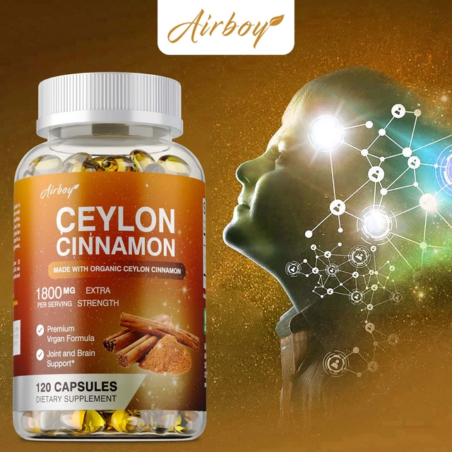 CEYLON CINNAMON- HEALTHY Cholesterol, Blood Sugar Support, Heart Health ...