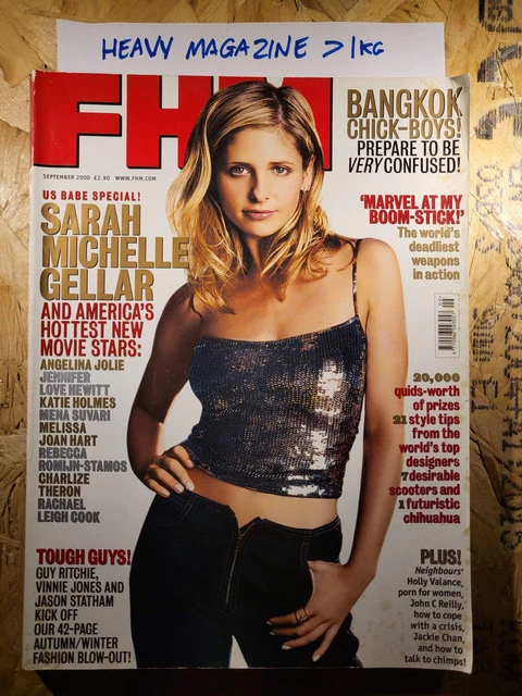 FHM MAGAZINE SEPTEMBER 2000 (929) Holly Valance Sarah Michelle Gellar £ ...