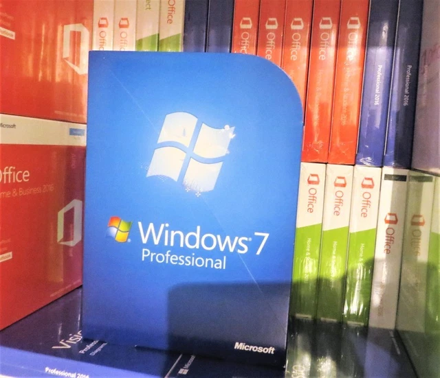 WINDOWS 7 PROFESSIONAL 32/64-Bit DVD FQC-00133 100% Genuine UK Retail ...