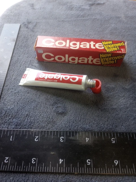 VINTAGE 1983 COLGATE Toothpaste Full Prop Film Movie $20.00 - PicClick