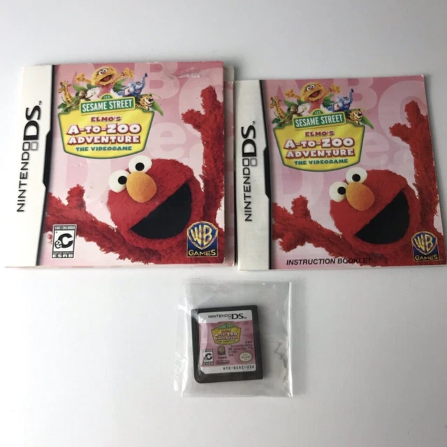 SESAME STREET ELMOS A to Zoo Adventure The Videogame DS Game 2010 ...