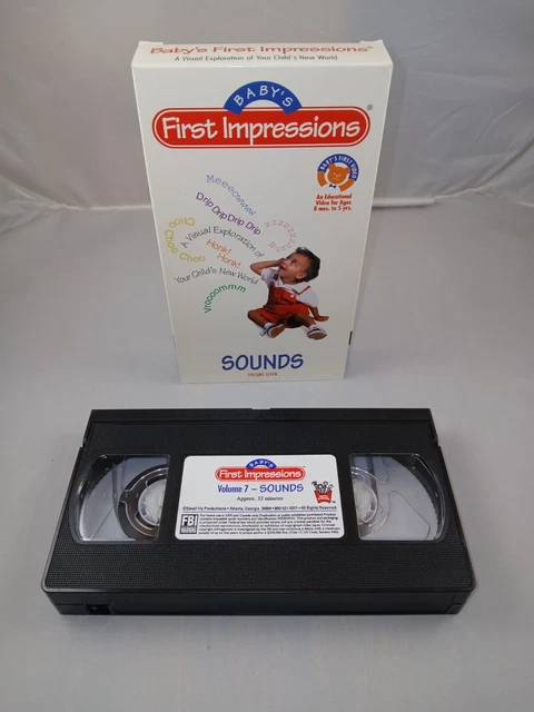 BABY'S FIRST IMPRESSIONS Volume Seven Sounds VHS Tape £12.22 - PicClick UK