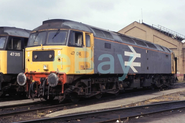 35MM RAILWAY SLIDE of Class 47 47016 @ Old Oak Common Copyright to ...