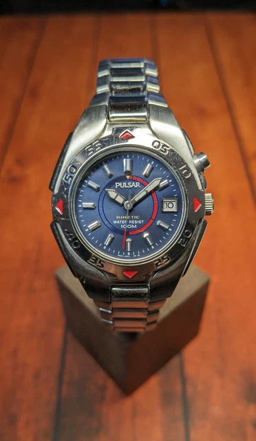 PULSAR KINETIC BY Antonio Banderas - 3M22-0E50 - Seiko AGS 3M22A - for ...