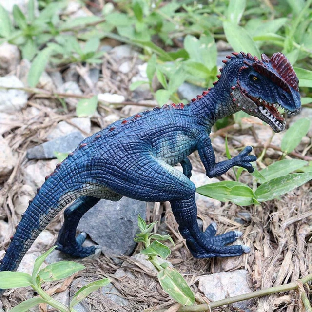 REALISTIC JURASSIC DILOPHOSAURUS Dinosaur Toy Educational Party Model ...