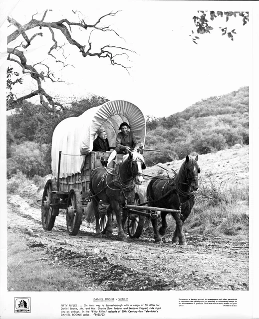 ORIGINAL CINEMA VINTAGE Still Photo Tv Show Daniel Boone Year 2 Tom ...