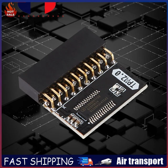 # TPM 2.0 Module Motherboard 20 Pin TPM Remote Card 4 GB 20-1 Pin for ...