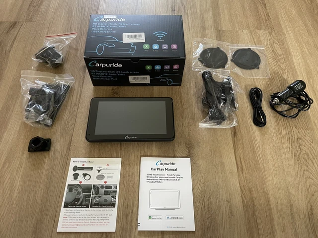 CARPURIDE W701 WIRELESS Android Auto Apple CarPlay Car Stereo Radio MP5 ...