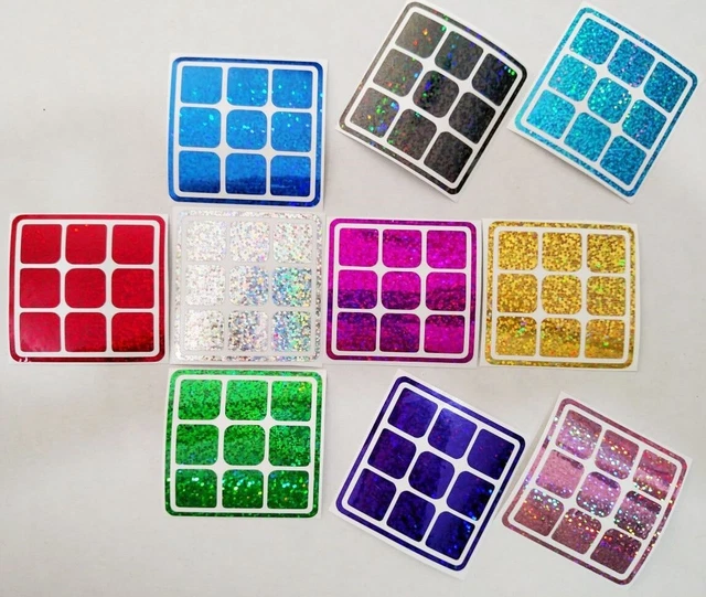 REPLACEMENT STICKERS FOR your Rubik's Cube 3x3 Rail special £10.63 ...