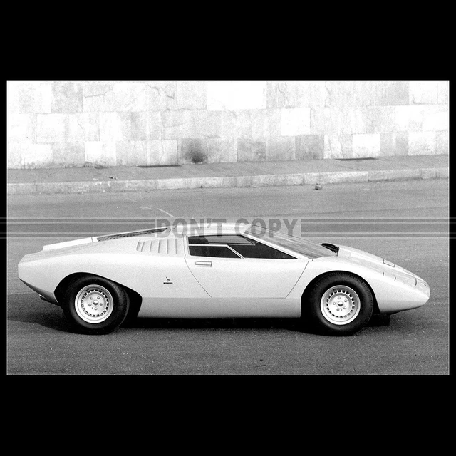 PHOTO A.015123 LAMBORGHINI COUNTACH LP 500 PROTOTYPE 1971 BERTONE EUR 5 ...