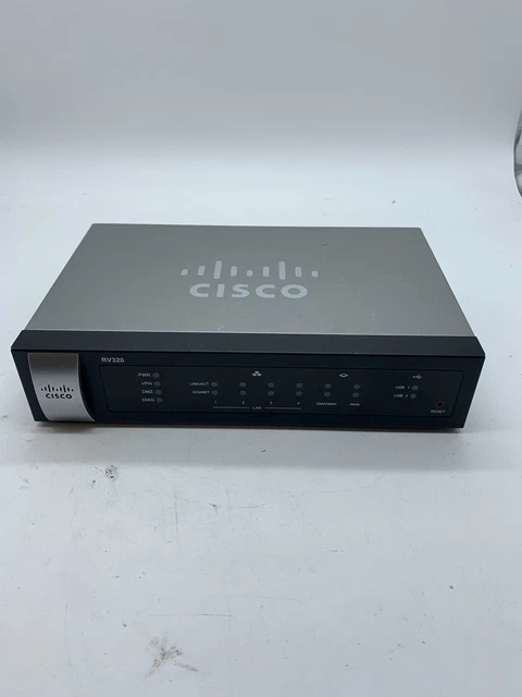 CISCO RV320 GIGABIT Dual WAN VPN Router (Only) w/ FREE SHIPPING $34.99 ...