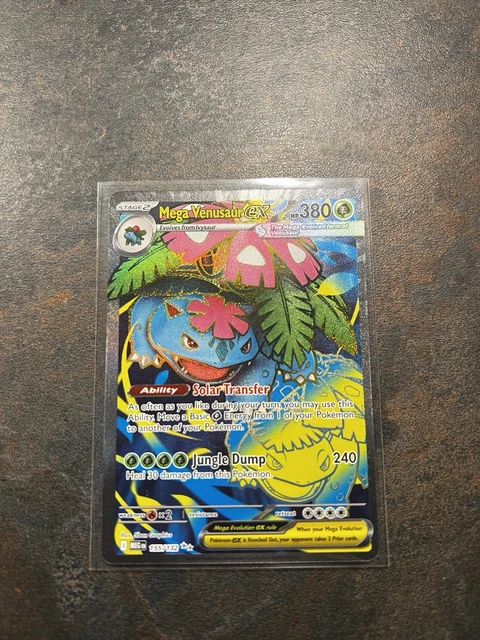 POKÉMON TCG MEGA Evolution Base Set Mega Venusaur Ex #155 Ungraded Near ...