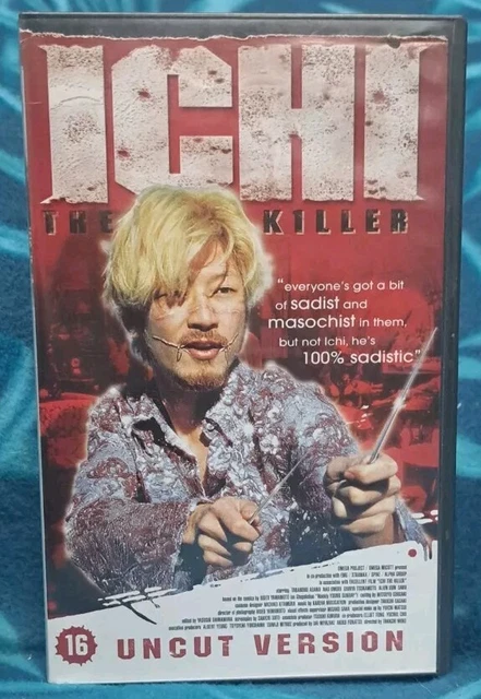 VHS ICHI THE Killer 2001 PAL Dutch Version Region 2 UNCUT English Subtitles £136.81 - PicClick UK