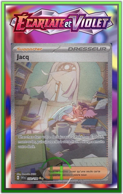 JACQ - EV1:ÉCARLATE et Violet - 250/198 - Carte Pokémon Française Neuve ...