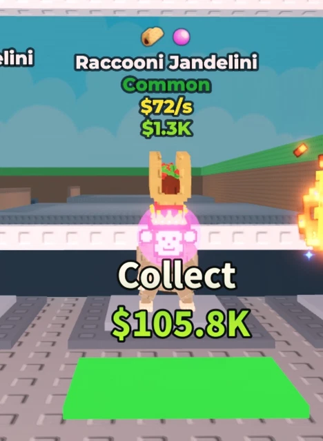 STEAL A BRAINROT 2 Trait Raccooni Jandelini Rare Only Spawned In Admin ...
