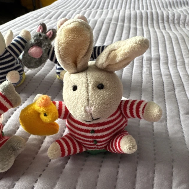 JELLYCAT BEDTIME BUDDIES Set of 4 Finger Puppets - Retired, VGC £59.99 ...