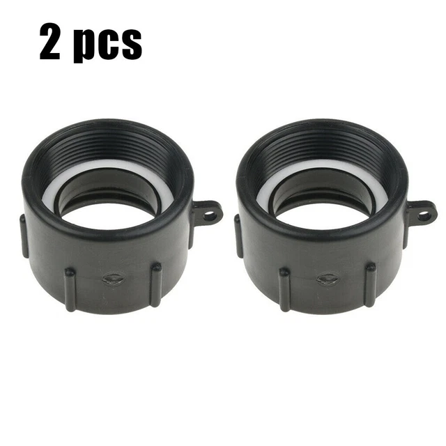 FOR HOSE FAUCET Valve IBC Tote Tank Drain Adapter 2 Coarse/Fine Thread ...