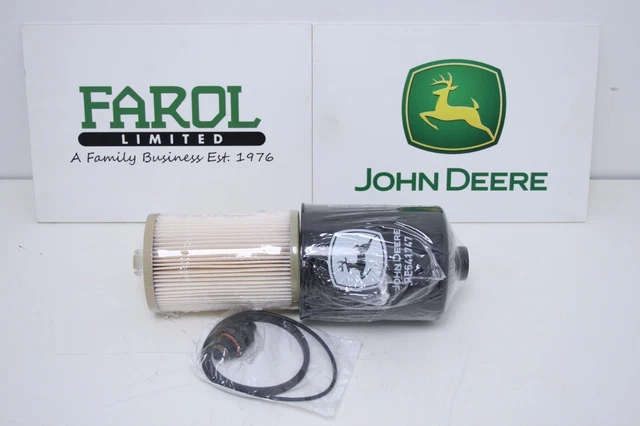 GENUINE JOHN DEERE Fuel Filter Kit Primary Secondary RE541746 7230R ...