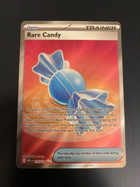 RARE CANDY 175/132 Me01: Mega Evolution Holo £4.99 - PicClick UK