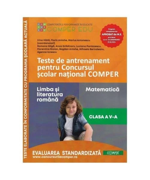 TESTE DE ANTRENAMENT. Concursul Comper. Clasa 5, Ramona Gliga EUR 26,02 ...