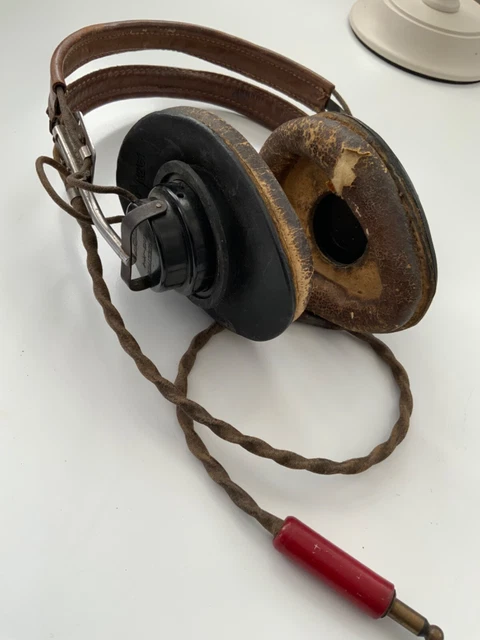 ORIGINAL WW2 USAAF/RAF HB7 aircrew headset EUR 55,81 - PicClick DE