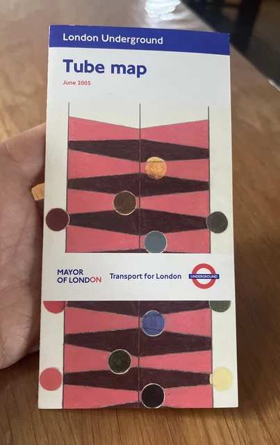 LONDON UNDERGROUND TFL TUBE MAP June 2005 Just Yell Used CONDITION ...