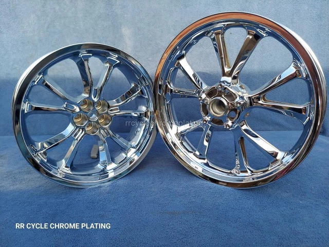 18-23 CHROME HONDA GL1800 Goldwing Rims Wheels Front Rear Exchange ...