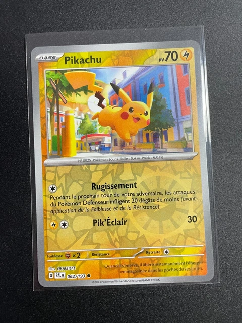 CARTE POKÉMON REVERSE PIKACHU 62/193 VF NEUF EUR 2,00 - PicClick FR