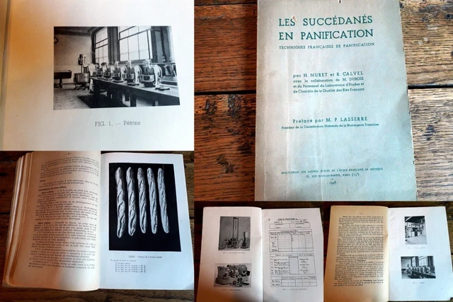 RARE-1948- PANIFICATION-TECHNIQUES FRANÇAISES de fabrication du pain ...
