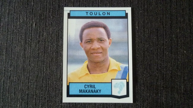 STICKER PANINI FOOT Championnat 1988 Cyril Makanaky Toulon # 342 ...
