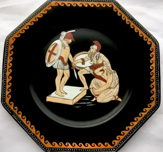 JOHN TAMS CROWN Pottery Longton Patent Telemachus Interceding For ...