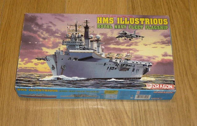DRAGON 1/700 SCALE HMS Illustrious - ship kit £24.99 - PicClick UK