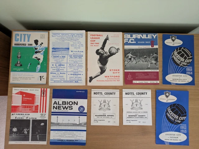 1960,S FOOTBALL PROGRAMMES x 10. £3.82 - PicClick UK