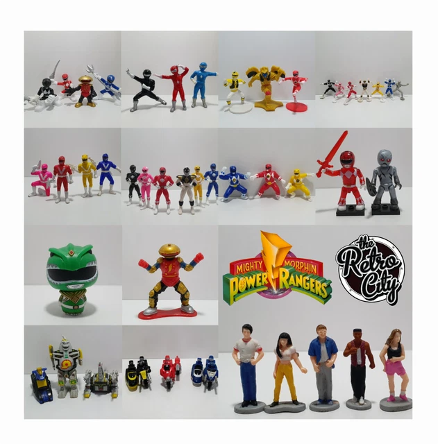 VTG MMPR MIGHTY Morphin Power Rangers Mini Figures Many Toy Lines Micro ...