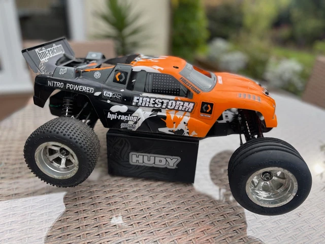 HPI FIRESTORM 10T Nitro Car - RTR - Good Working Condition - 2.4 GHz ...