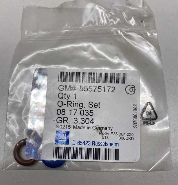 GENUINE FUEL INJECTOR Seal Gasket O Ring Kit For Vauxhall Opel 55575172 ...