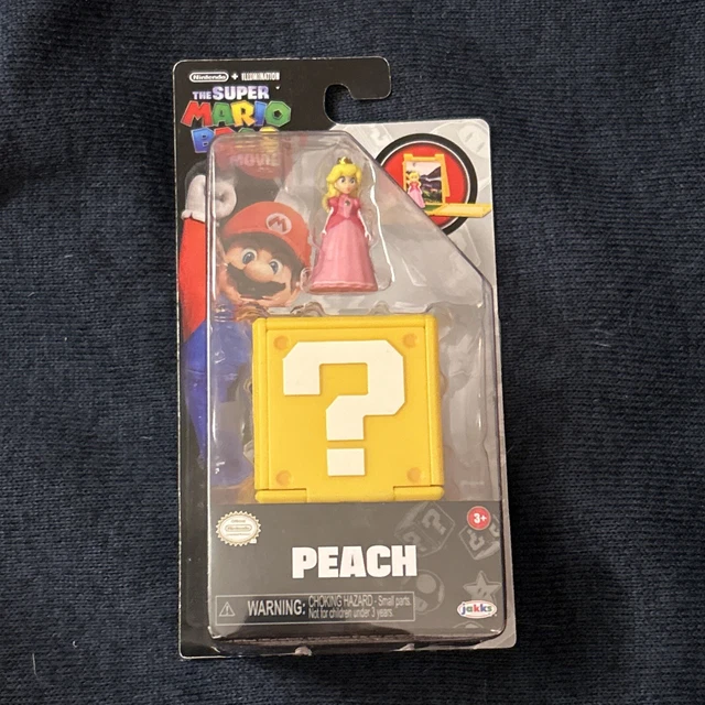 SUPER MARIO BROS. BROTHERS MOVIE 2023 PRINCESS PEACH FIGURE SEALED NEW Jakks £29.89 - PicClick UK