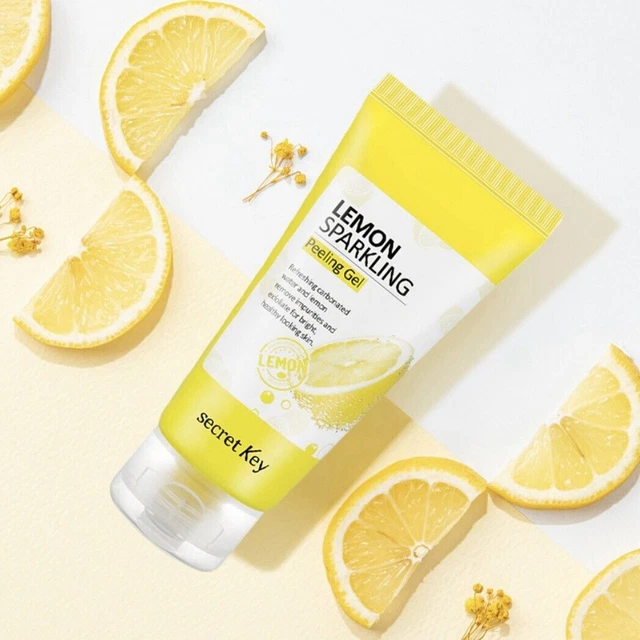 SECRET KEY Lemon Sparkling Peeling Gel 120ml Face Exfoliating ...