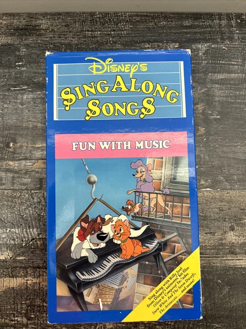 DISNEYS SING ALONG Songs - Fun With Music (VHS, 1993) £14.30 - PicClick UK