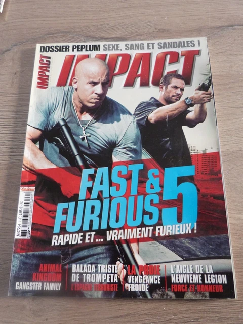 MAGAZINE IMPACT N° 9 nouvelle série (2011) " Fast and Furious 5 " EUR 5 ...