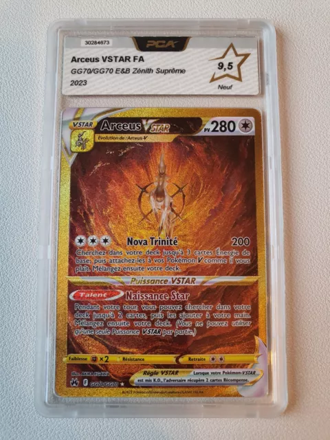 CARTE POKEMON PCA 9,5 Arceus Vstar FA GOLD GG70/70 Zénith Supreme Ultra ... CARTE POKEMON PCA 9,5 Arceus Vstar FA GOLD GG70/70 Zénith Supreme Ultra ...