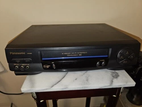 PANASONIC PV-9451 VCR Omnivision Hi-Fi VHS Tape Player Vintage Working Blue Line £50.02 ...